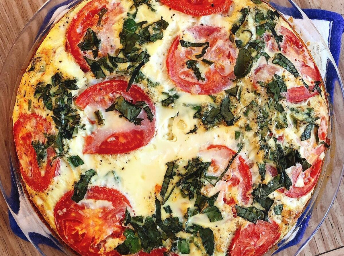 Caprese Quiche | Vegetarian Recipes | Butter Be Tasty